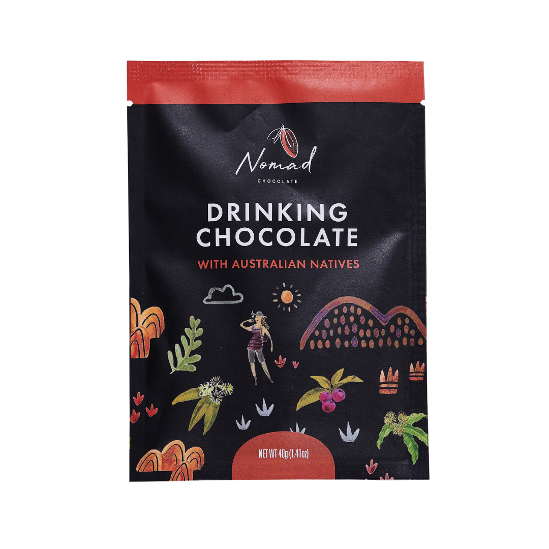 Drinking Chocolate with Australian Natives - Vegan | Nomad Chocolate