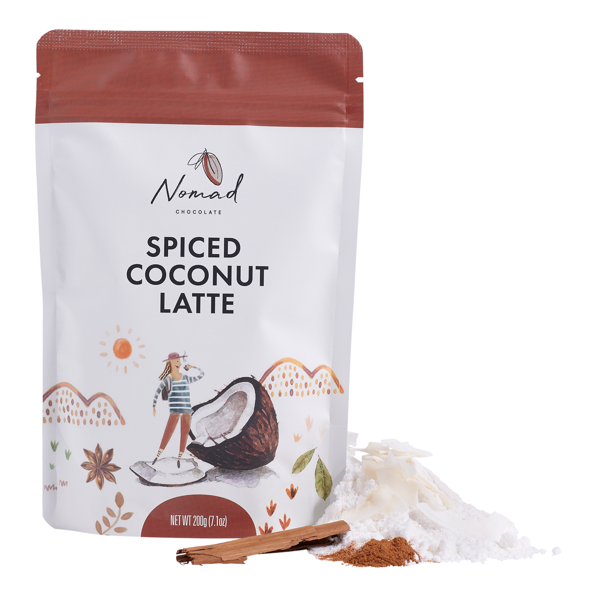 SPICED COCONUT LATTE I NOMAD CHOCOLATE – Nomad Chocolate